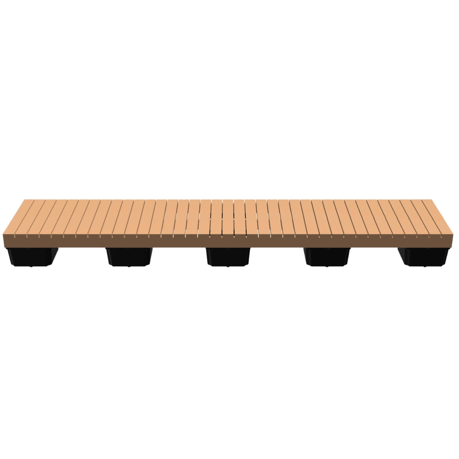 Dock Edge 4FT X 20FT Dock2Go DIY Floating Dock Kit — DIY-Docks.com