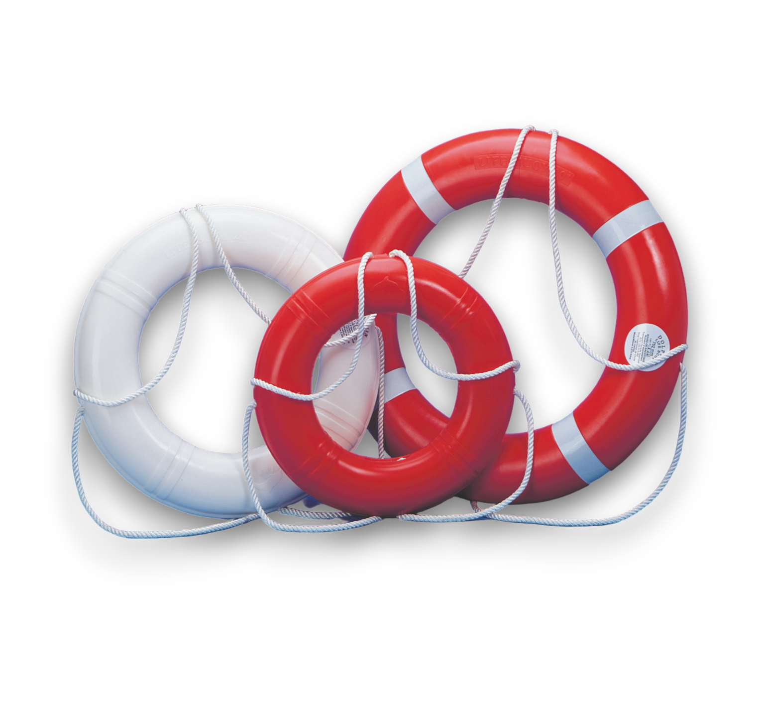 Dock Edge Canada Dolphin Life Ring Buoy CAN DOT Approved (3 Sizes & 2 ...