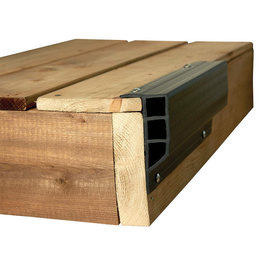 Dock Edge Standard PVC Full Face Bumper Profile 16FT or 24FT (4 Colors ...