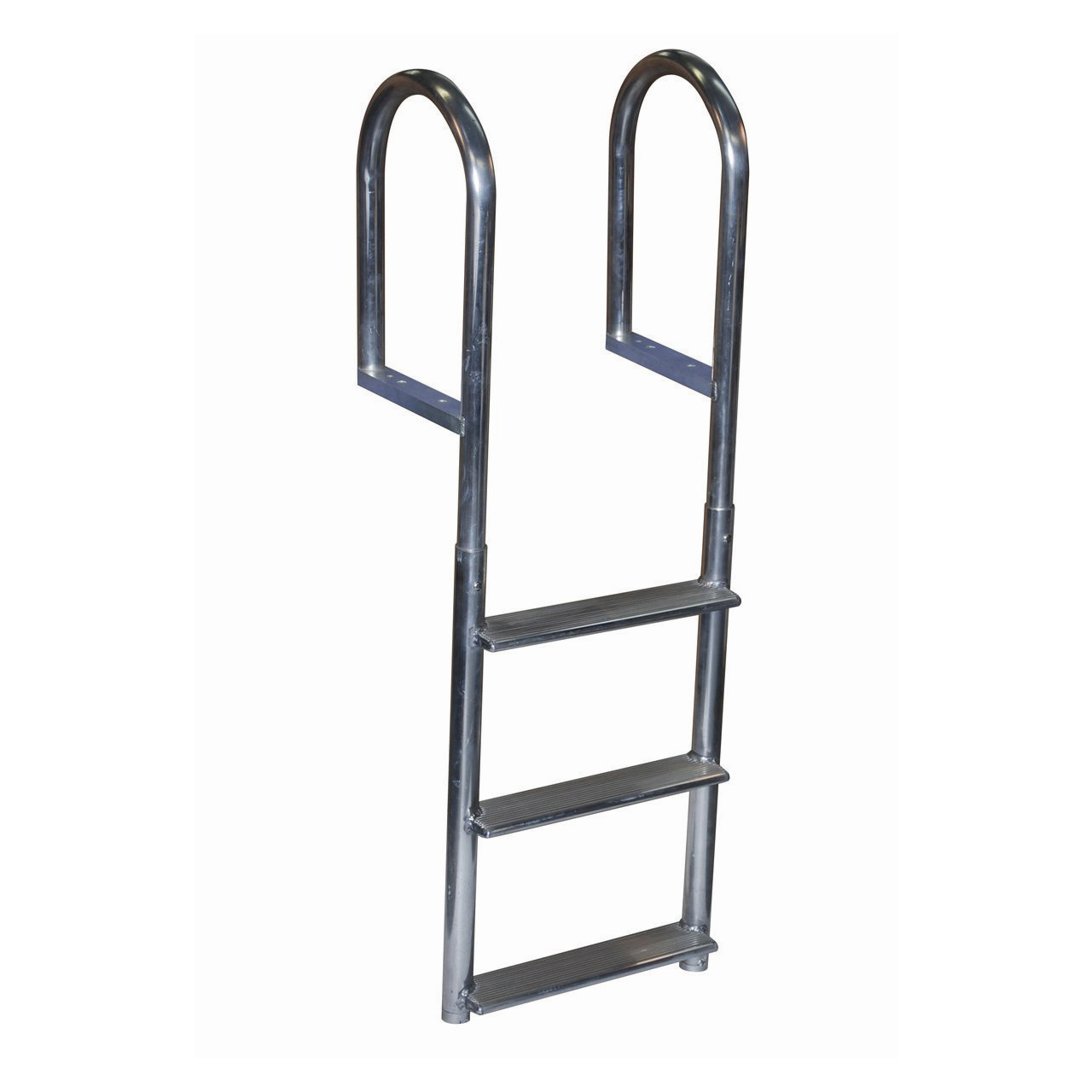 Dock Ladder - Dock Edge Wide Step Welded Aluminum 3, 4, 5 & 7 Step Opt ...