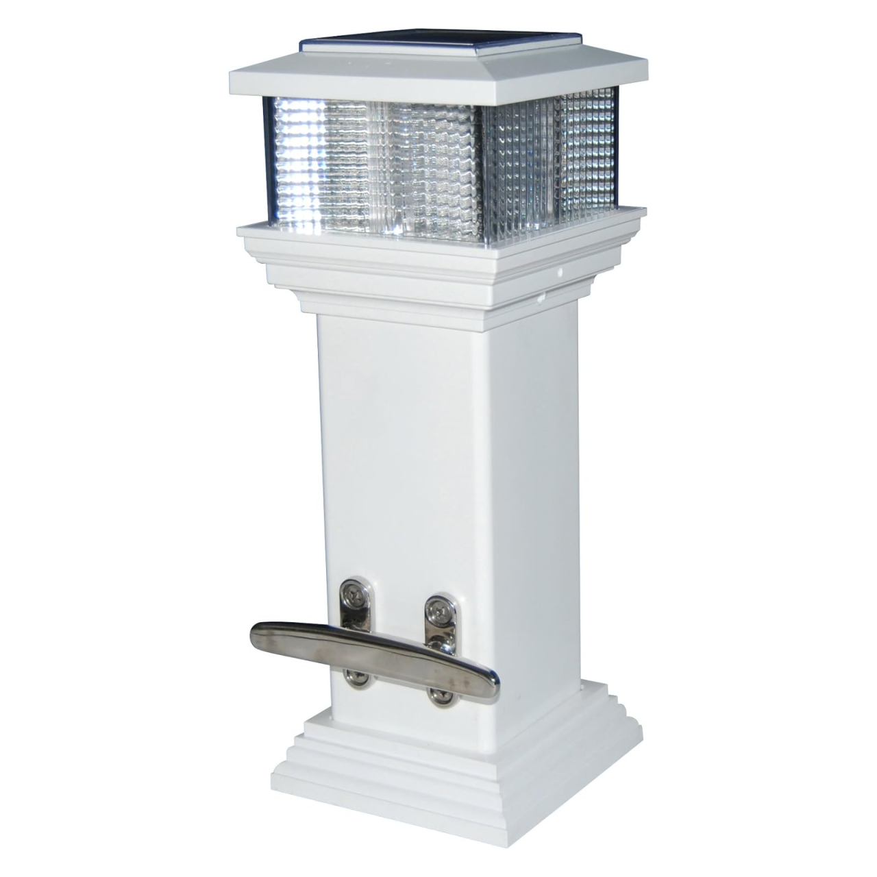 Dock Edge CleatLite Solar Dock Light with Stainless Mooring Cleat DE96 ...