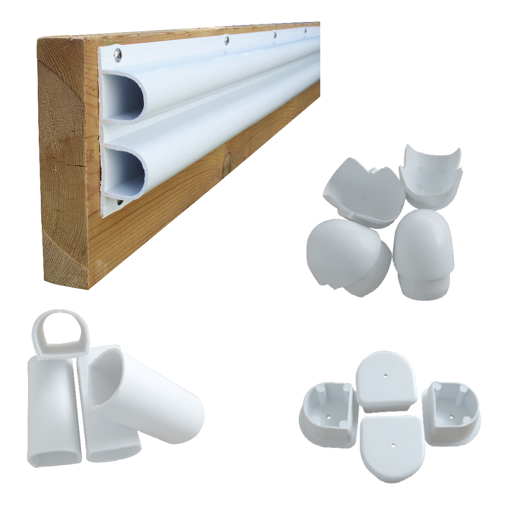 Dock Edge Air Cushion Double D Bumper Profile (2 Colors) – DIY-Docks.com