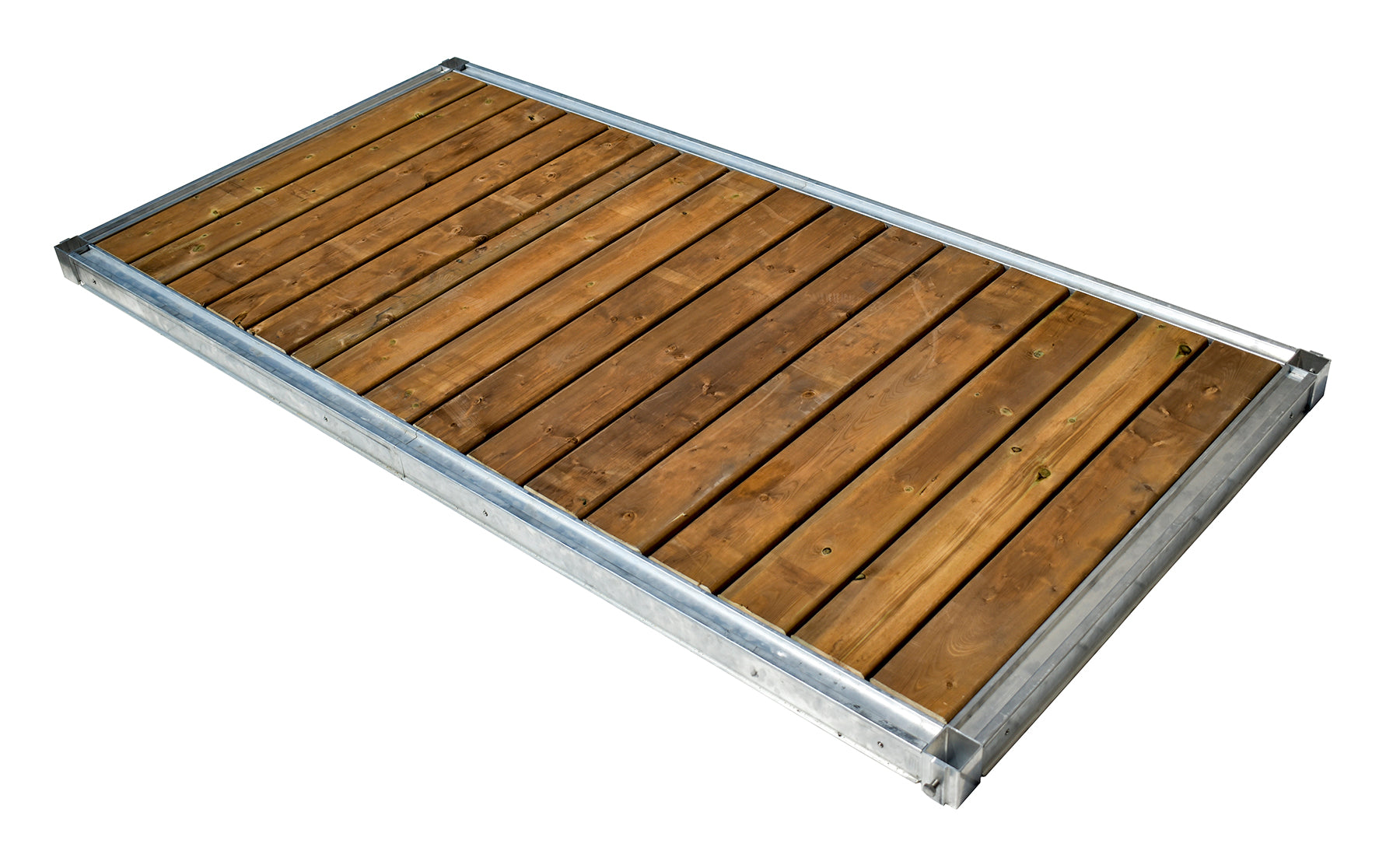 4FT X 8FT DIY Hybrid Dock Kit - Aluminum — DIY-Docks.com