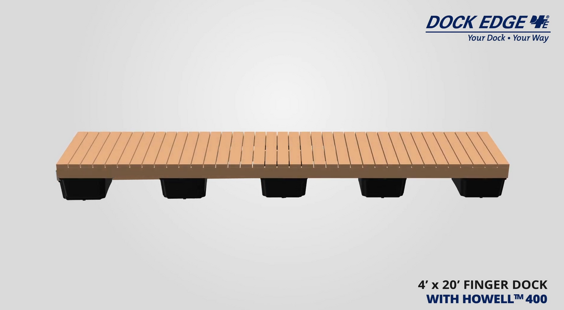 Dock Edge 4FT X 20FT Dock2Go DIY Floating Dock Kit – DIY-Docks.com