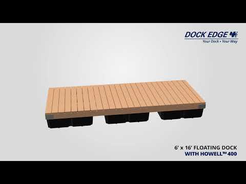 Dock Edge 6FT X 16FT Dock2Go DIY Floating Dock Kit – DIY-Docks.com